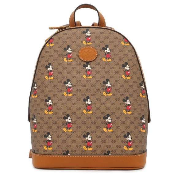 Gucci | Bags | Gucci Gg Supreme Mickey Mouse Backpack Small Black ...